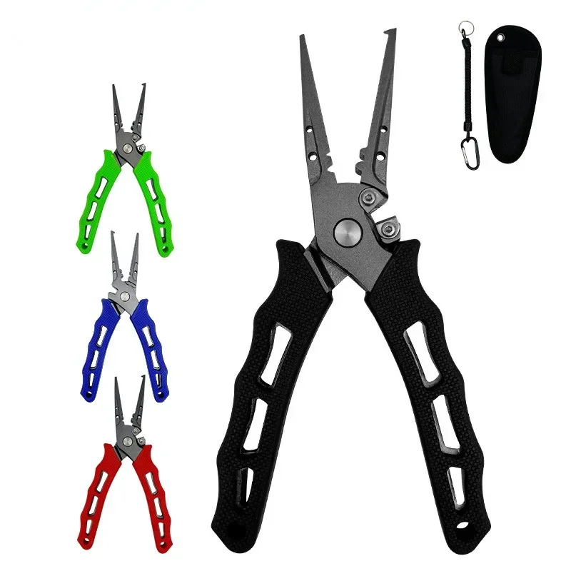 6.5in Multifunctional Fishing Gear Tools Fishing Pliers Stainless Steel ...