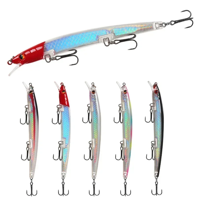 Luya-Bait-13cm-15g-Float-Soundball-Mino-Freshwater-Sea-Fishing-Tippy ...