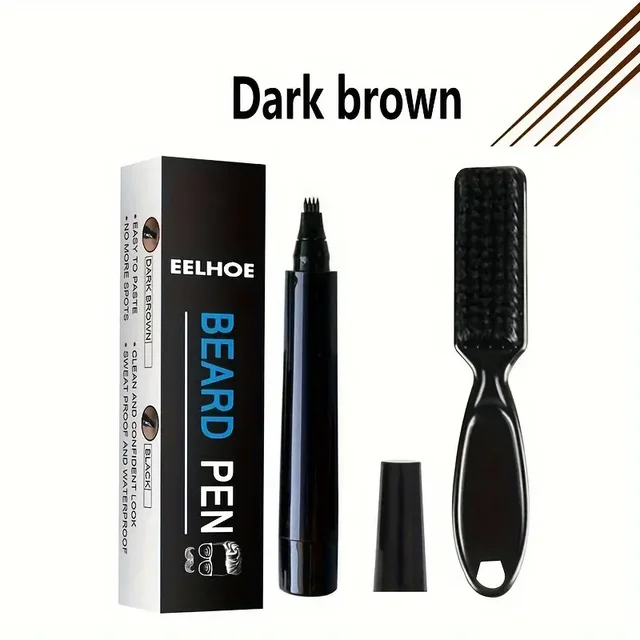 Hot Sale Beard Filling Pen Kit Beard Enhancer Brush Beard Coloring ...