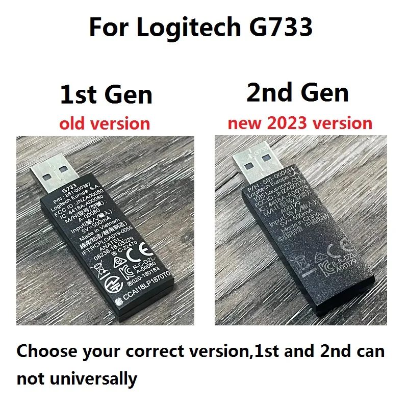 Original Spare parts for Logitech G733 1st Gen/2nd Gen 2023 verion ...
