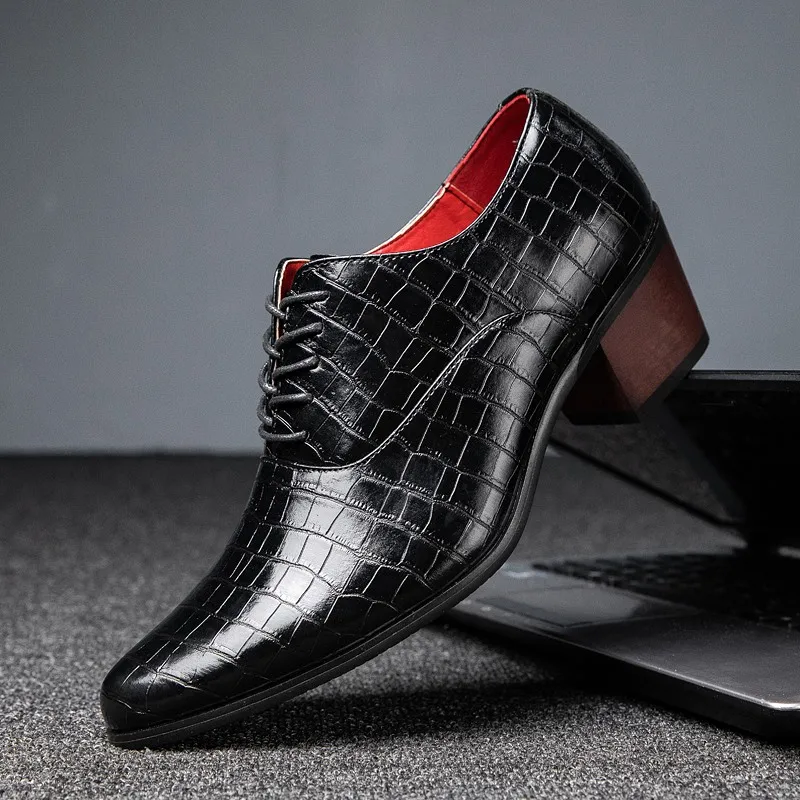 Luxury-High-Heel-Shoes-Men-Classic-Black-Pointed-to-Dress-Shoes-For-Men ...