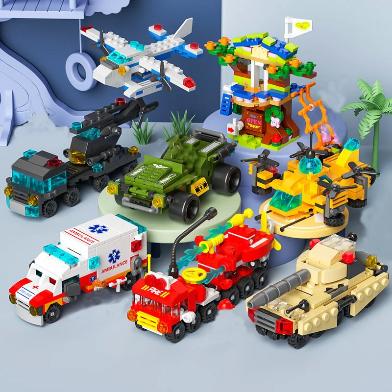 Mini-Six-In-One-Vehicle-Shapes-Bricks-Fancy-Assembled-Block-Puzzle ...