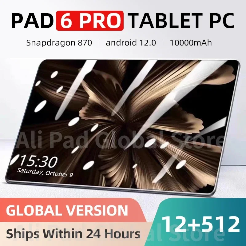 Tablet-Pad-6-Pro-Original-Vers-o-Global-Android-12-12-512GB-Snapdragon ...