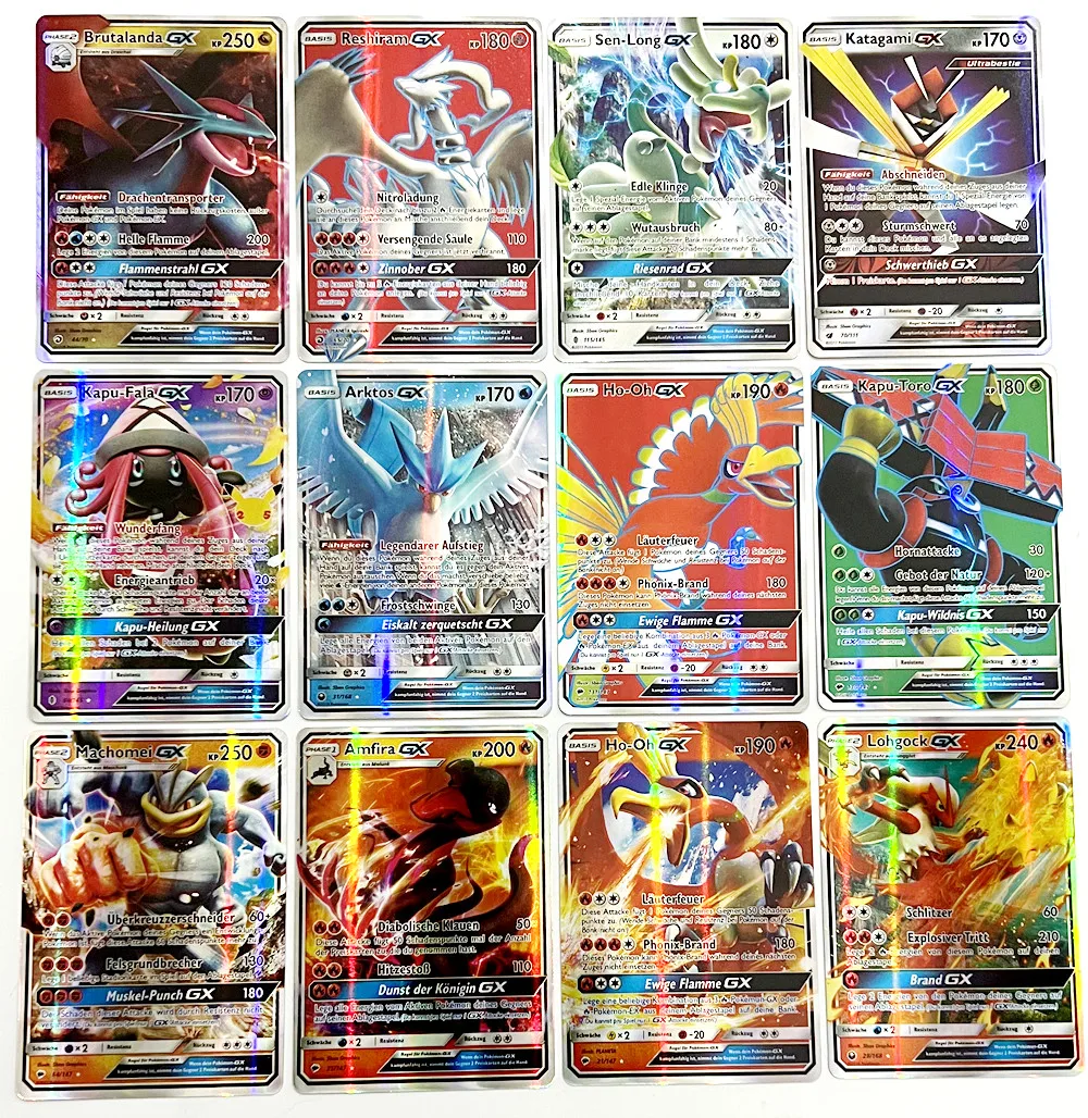 20Pcs-Spanish-French-English-German-cards-cartas-pokemon-francaise ...