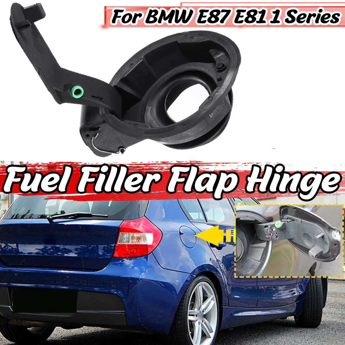 New Car Fuel Filler Flap Hinge Cover For BMW E87 E81 116i 118i 120d 1 ...