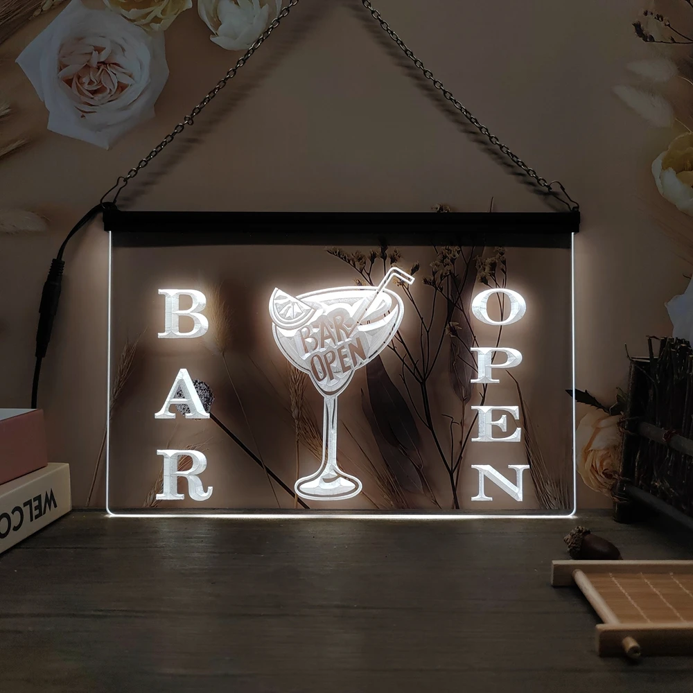 Bar-Open-Beer-Cocktails-Pub-LED-Neon-Sign-3D-Carving-Wall-Art-for-Home ...