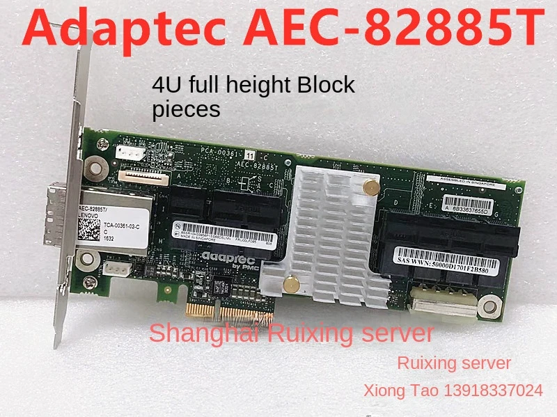 Original adaptec AEC 82885T 2283400 r 12g sas36 porta hba cartão de ...