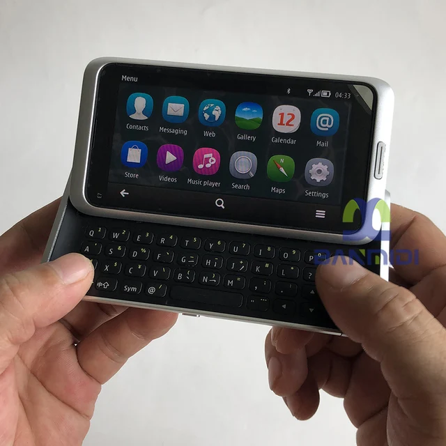 Original E7 E7-00 Mobile Cell Phone Wifi 3G 8MP 16GB Symbian Belle OS ...