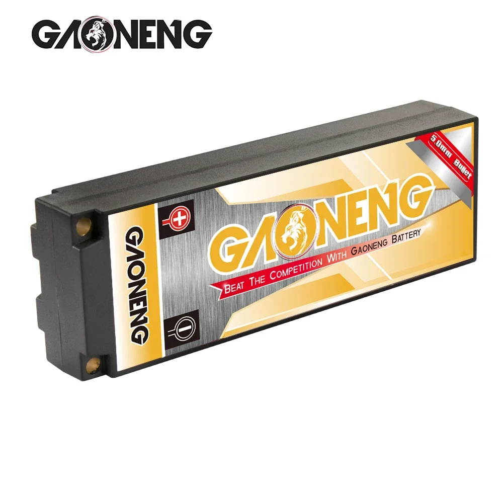 GAONENG GNB 6000mAh 2S 130C 260C 7.4V 5mm Built-in Bullet Hard Case ...