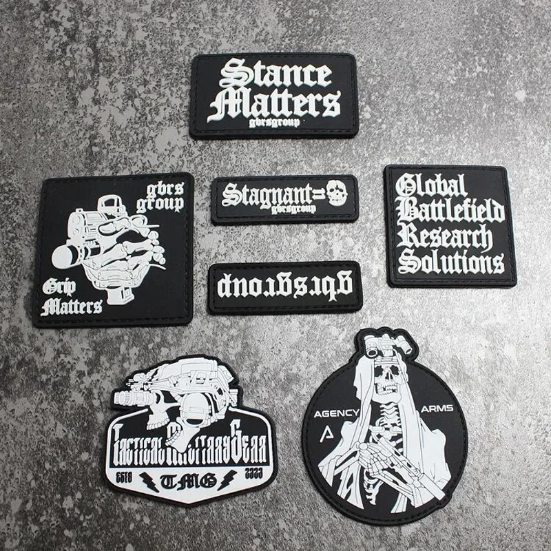 New Design 3D PVC Glue GBRS Sticker Personalized Package Armband ...