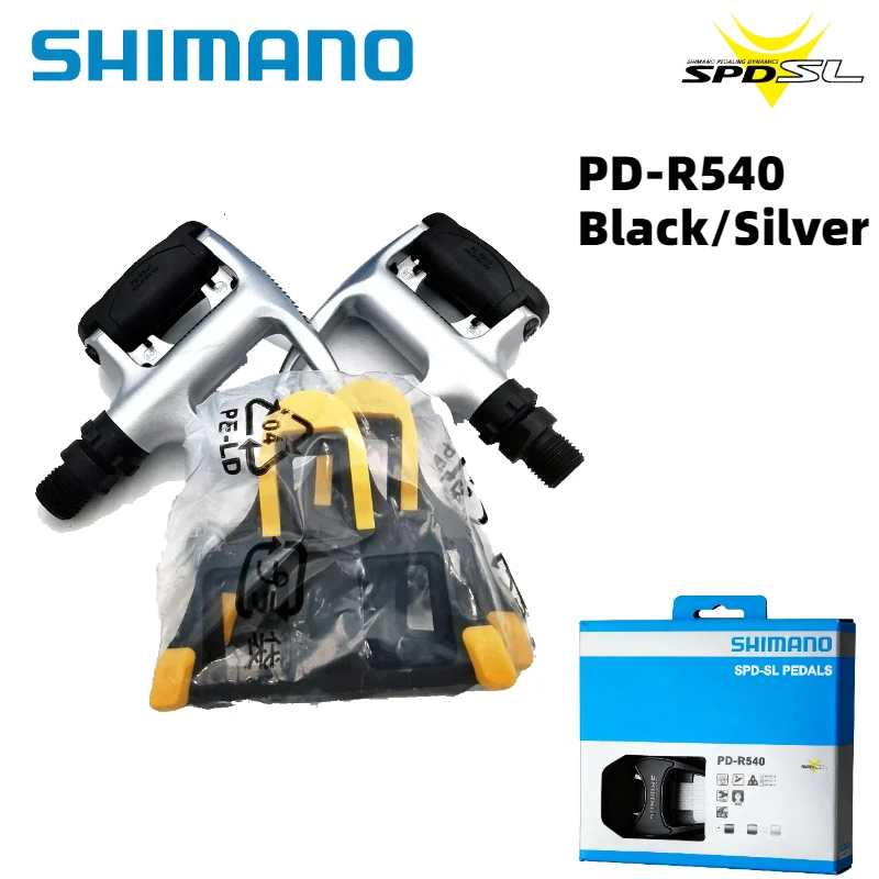 SHIMANO R540 Training Pedals with SH11 Cleats - Reliable Entry-Level ...