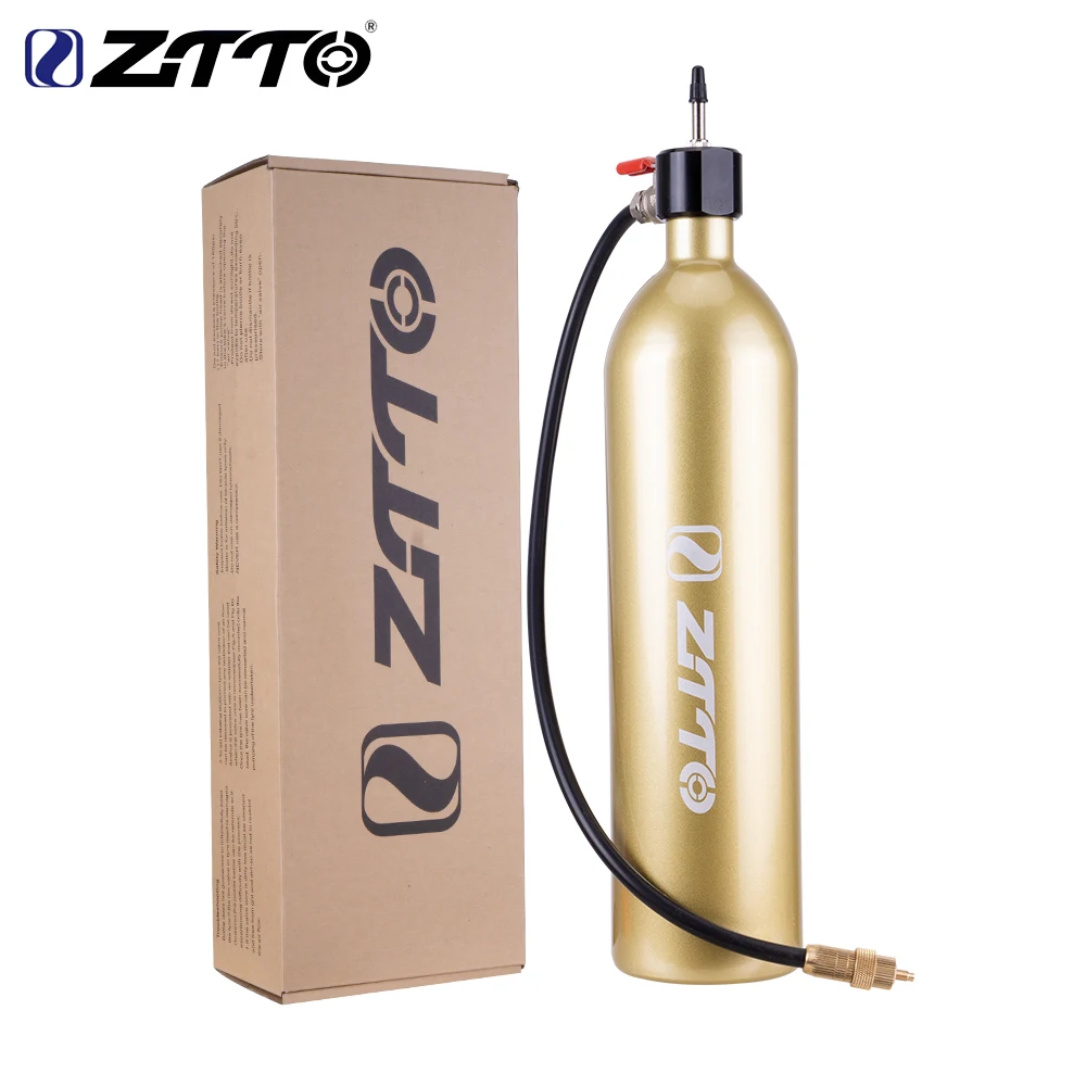 ZTTO MTB Road Bike Tubeless Tire Inflator Tyre Air Booster Air bottle ...