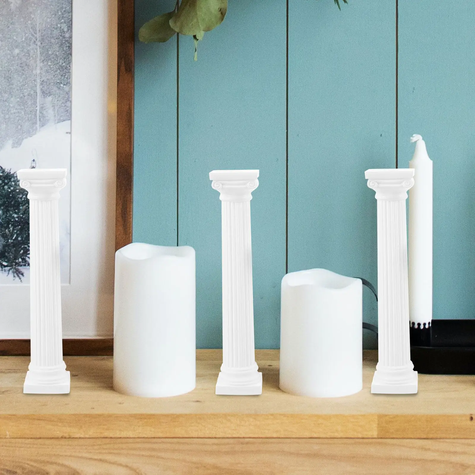 6Pcs Roman Pillar Decor Mini Column for Home Decor Interior Sand Table ...