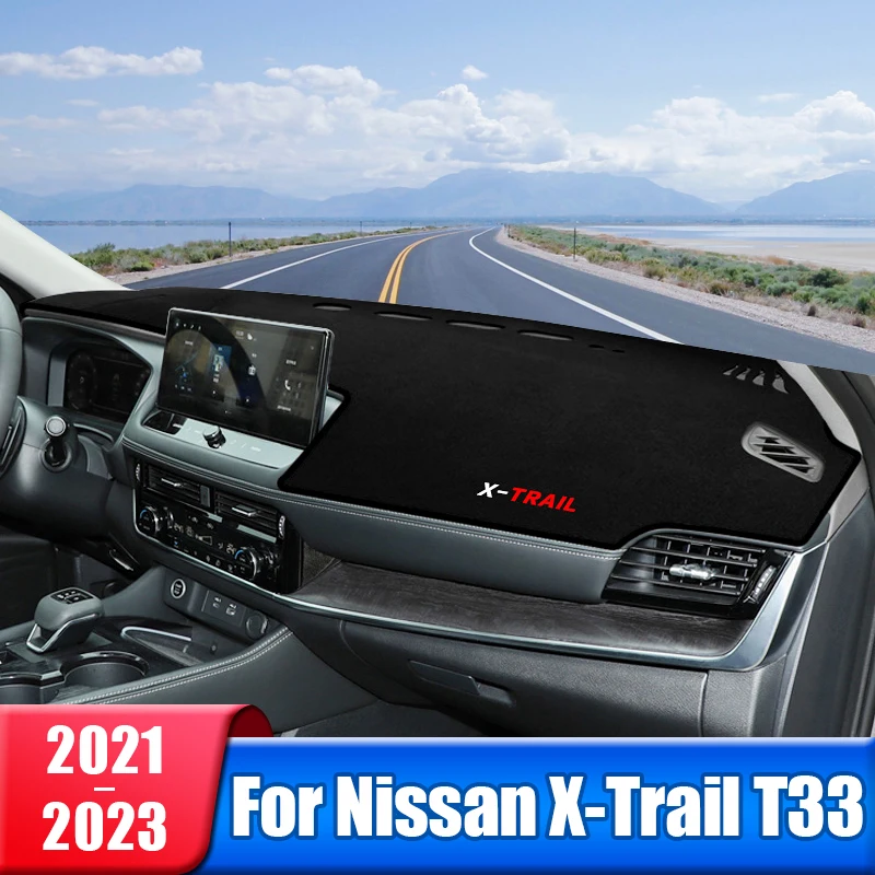 Car Dashboard Mat For Nissan X-Trail XTrail T33 2021 2022 2023 2024 Instrument Desk Sun Shade ...
