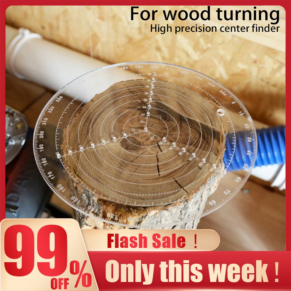 Round-Center-Clear-Acrylic-Finder-Creative-Lathe-Work-Compass-Circle ...