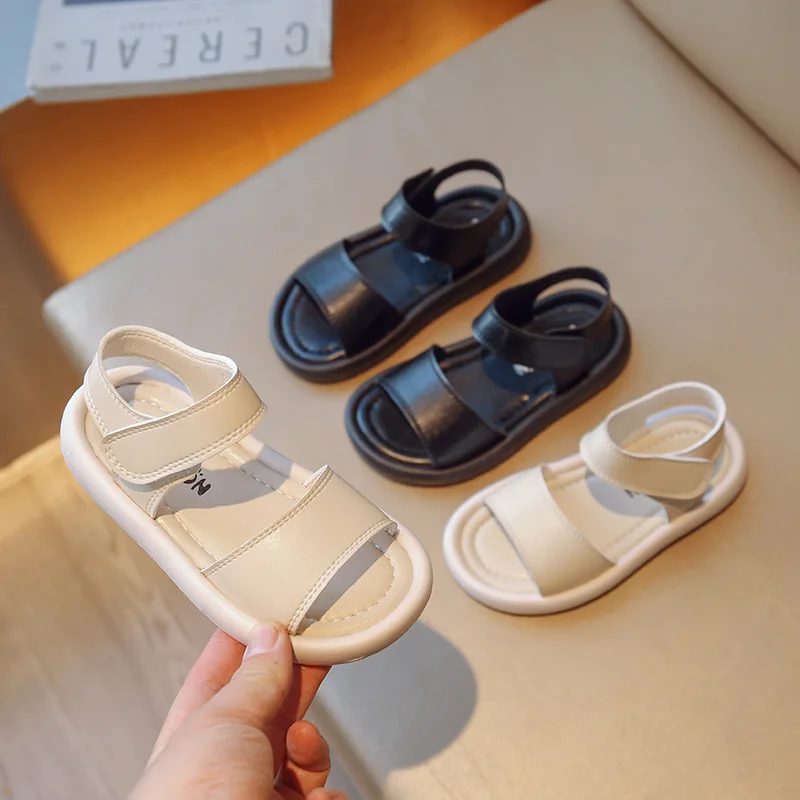 New-Boys-Shoes-Open-toe-Kids-Casual-Solid-Color-Casual-Flats-Boys ...
