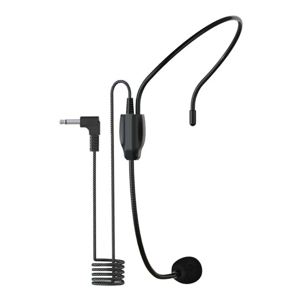 3-5mm-Wired-Microphone-Head-Mounted-Headset-Flexible-Lightweight ...