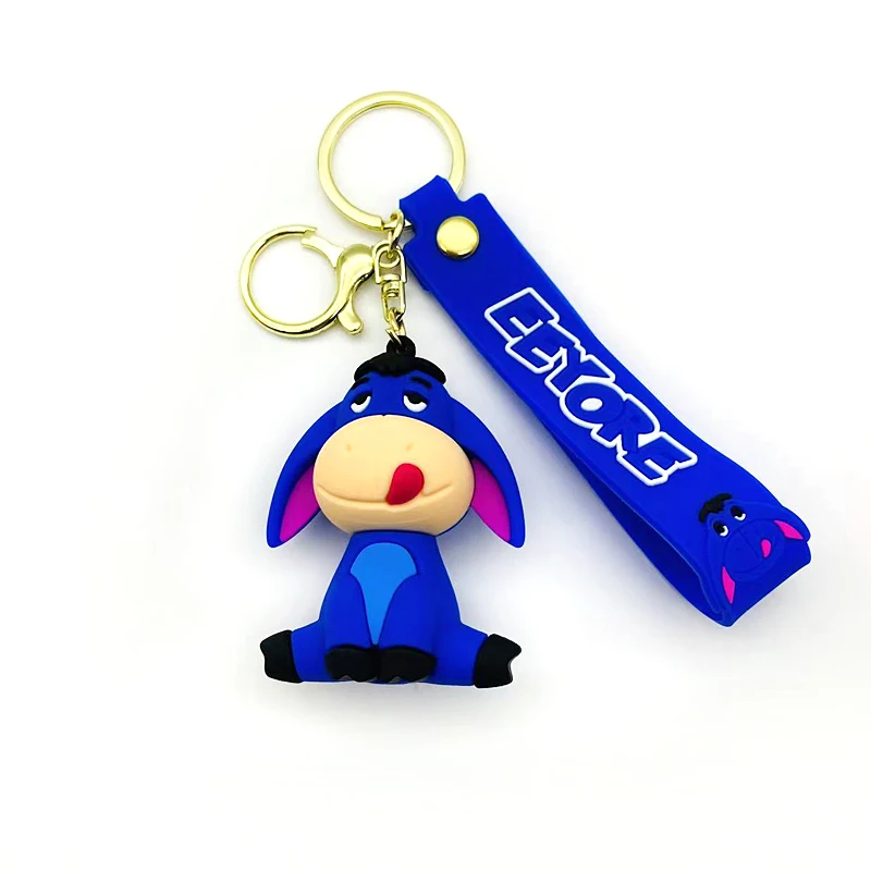 New-Eeyore-Keychains-Winnie-the-Pooh-Little-Roo-Keyring-Piglet-Tigger ...