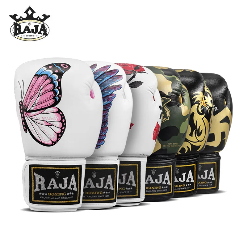RAJA-GANTS-DE-BOXE-EN-CUIR-MICROFIBRE-Faits-la-Main-pour-ADULTES-Hommes ...