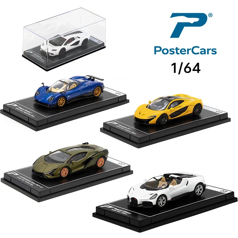 Poster cars 1/64 Zonda F/ Mistral Super Sports Car Diecast Model Car ...