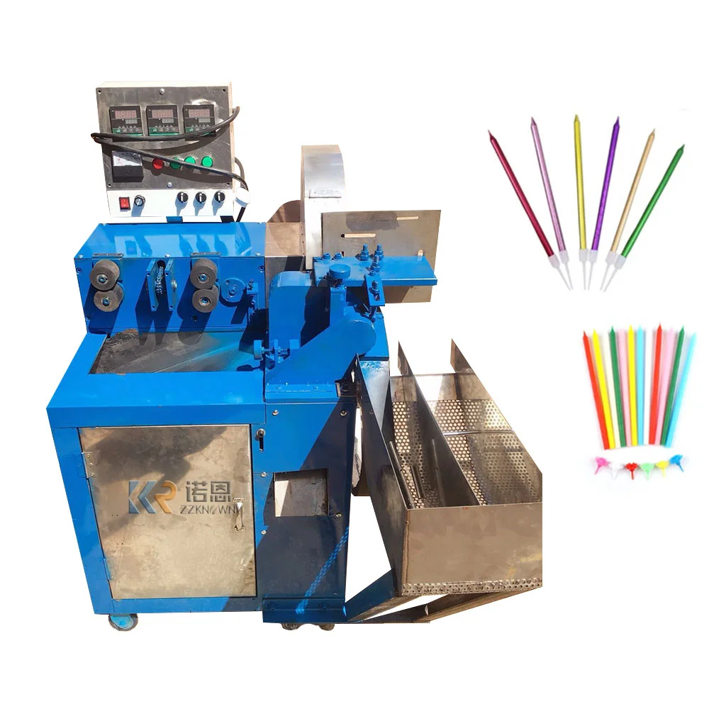 Labor-saving-Fully-Automatic-Birthday-Candle-Making-Machine-high-efficient-Pillar-Candle-Press ...