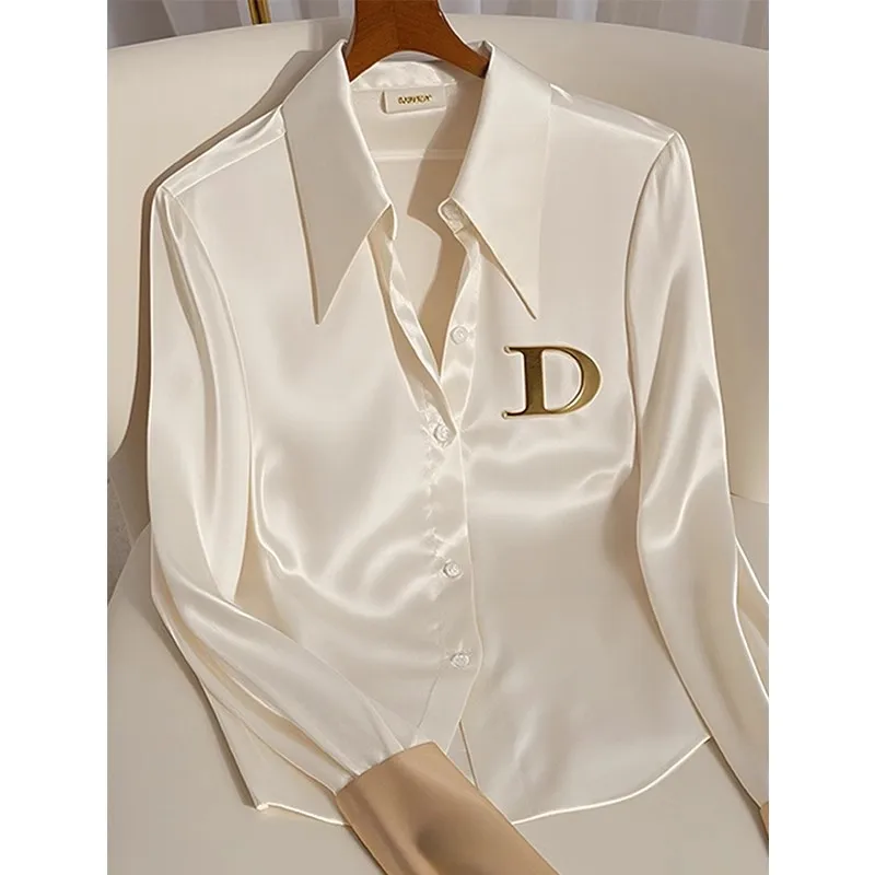 Women's Clothing Women Shirt Early autumn western-style high-end top ...