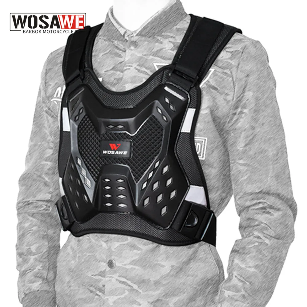 WOSAWE-Adult-Motorcycle-Armor-Snowboard-Spine-Chest-Body-Protection-MTB ...