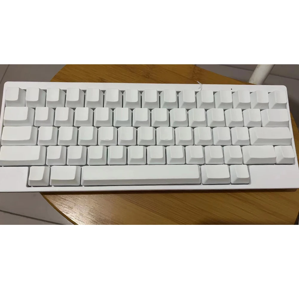 Keycap-Set-para-layout-Tsanga-ou-HHKB-Cool-White-sem-Script-Split ...