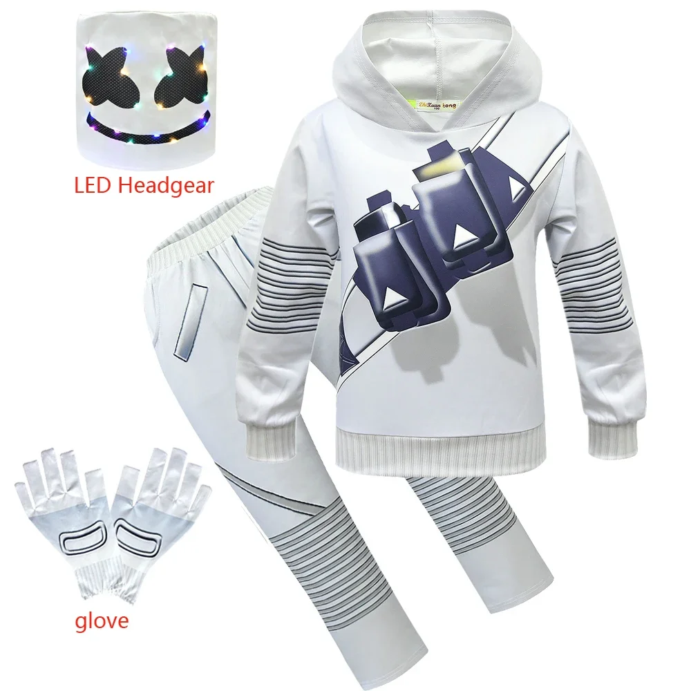 Marshmallow-Cosplay-Costume-para-Crian-as-DJ-Mask-Trajes-Interessantes ...