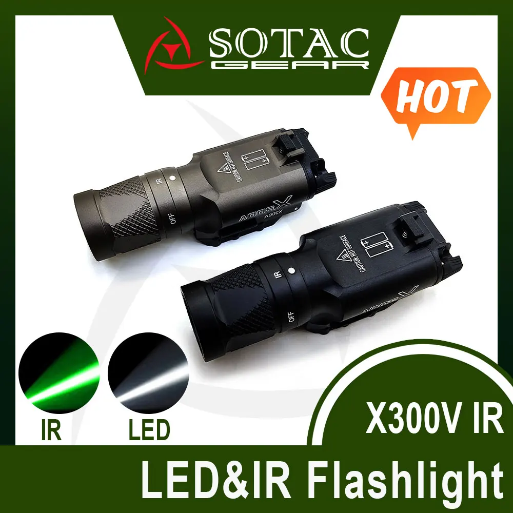 Tactical-X300V-IR-Scout-Light-White-LED-Light-And-IR-Infrared-Output ...