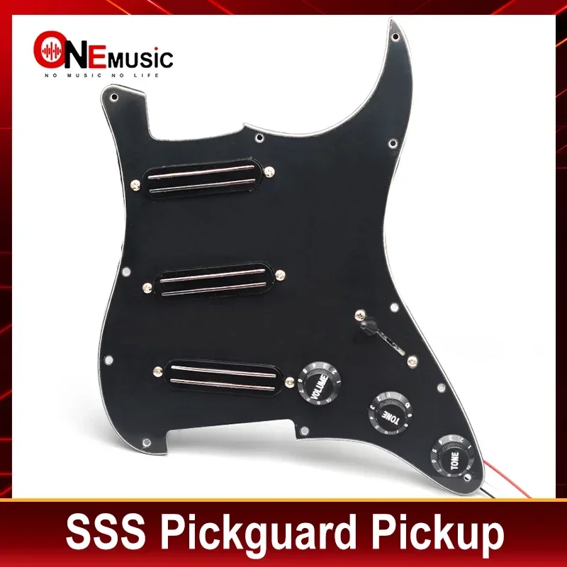 SSS-Mini-Humbucker-lectrique-pr-c-bl-garde-514-plaque-de-grattage-charg ...