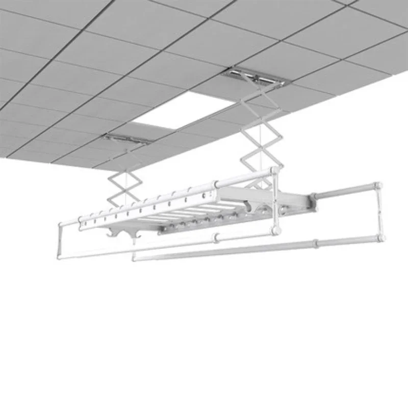 Embedded-electric-clothes-rack-balcony-integrated-ceiling-voice-control ...