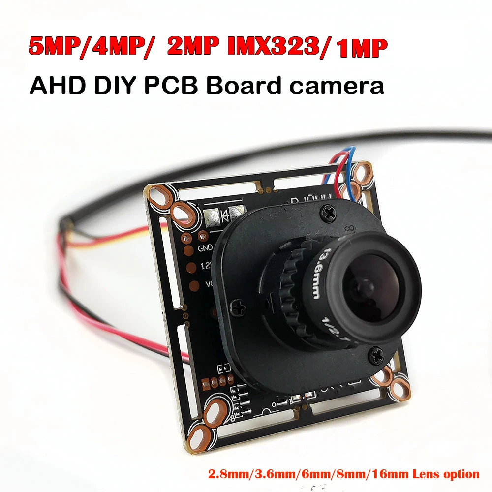 Hd 5mp 4mp 2mp Ahd Camera Module Diy Pcb Board Sony Imx323 720p 1080p ...