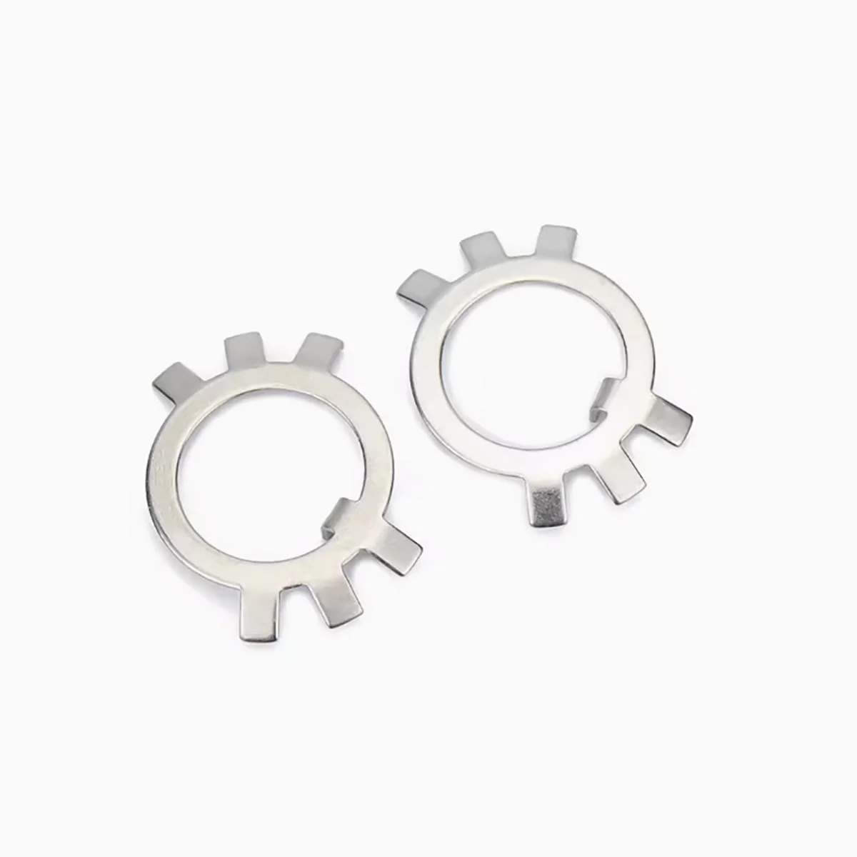 304-Stainless-Steel-Round-Nut-Stop-Washer-Six-Jaw-Locking-Washer ...