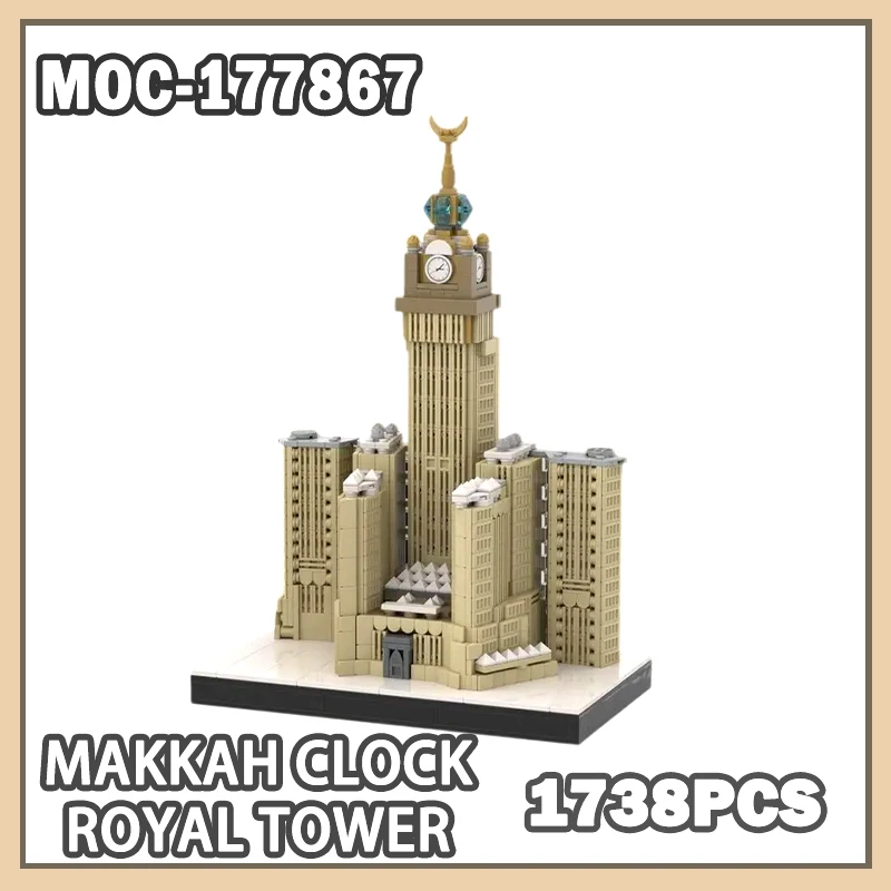 MOC-177867 Makkah Clock Royal Tower Building Blocks Model City Creative ...