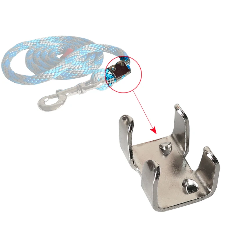 free-shipping-nickle-plated-rope-clamp-27-mm-inner-size-without-rope