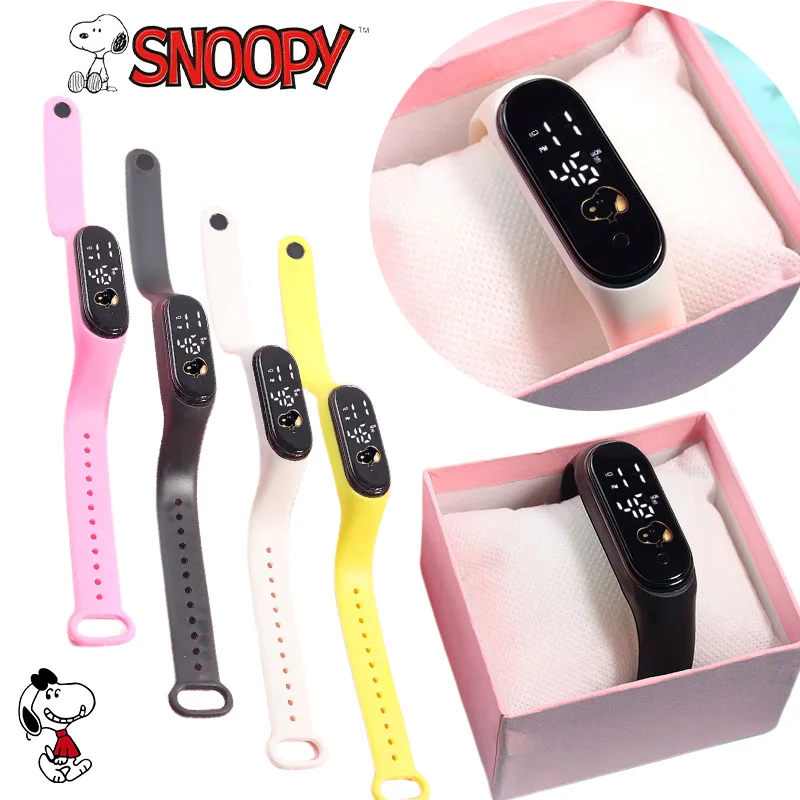 Snoopy-LED-Touch-Electronic-Watch-Screen-Outdoor-Sports-Children-Women ...