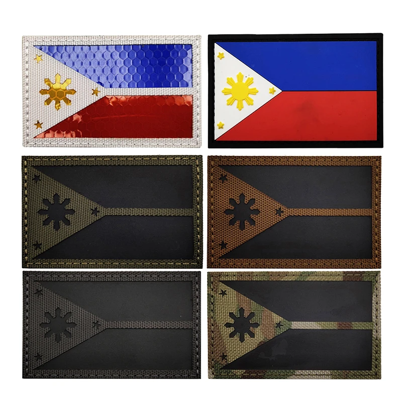 Philippine Military Patch | Patches Philippine Flag | Philippine Flag Pvc - Flag Patches ...