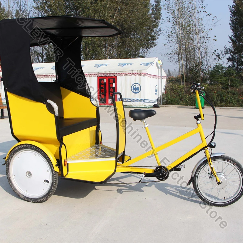 Three-Wheel-Electric-Bike-Taxi-Bicycle-Rickshaw-Electric-Tricycle-Taxi-Tuk-Tuk-Taxi-Moto-Taxi ...