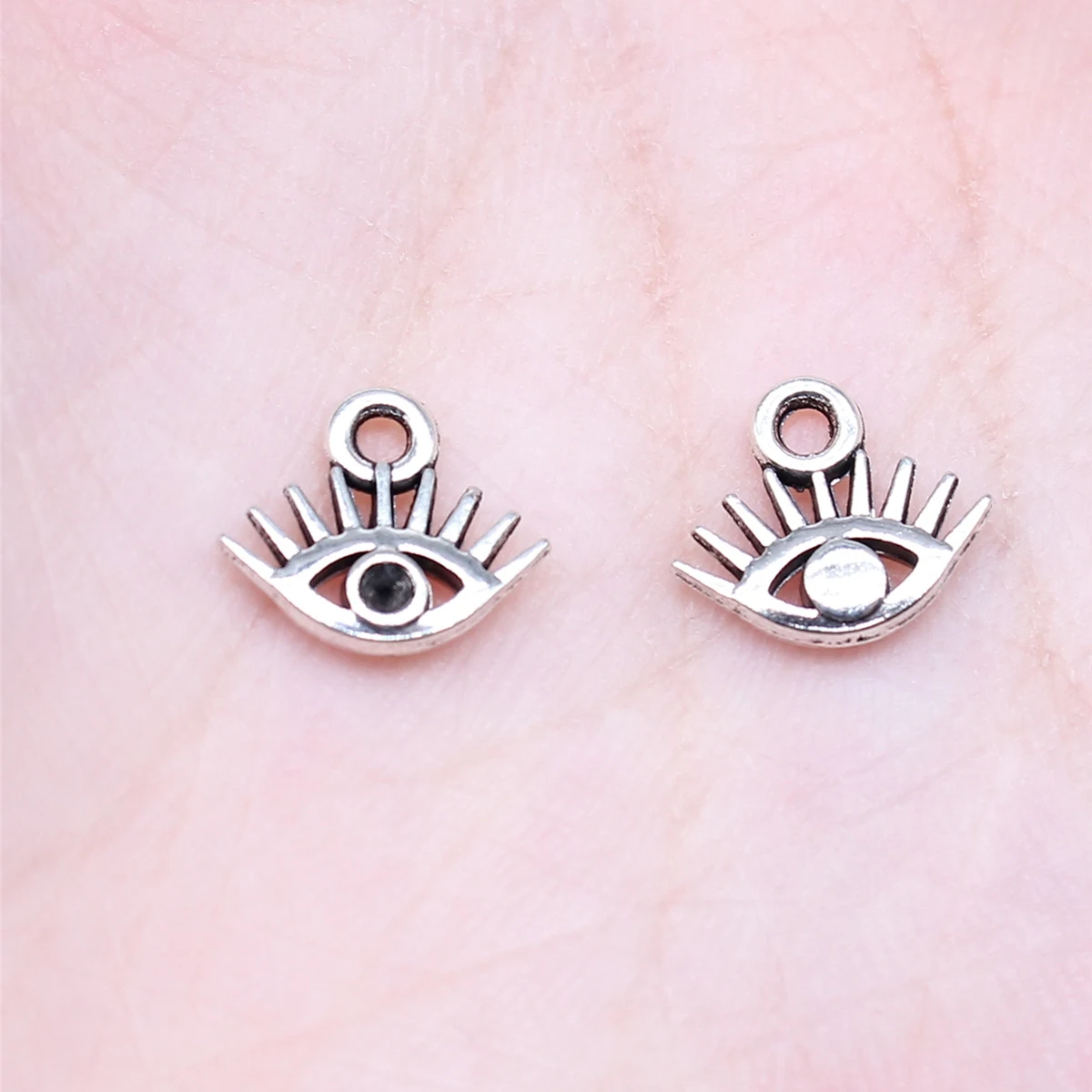 WYSIWYG-40pcs-9x10mm-2-Colors-Antique-Gold-Color-Antique-Silver-Color ...