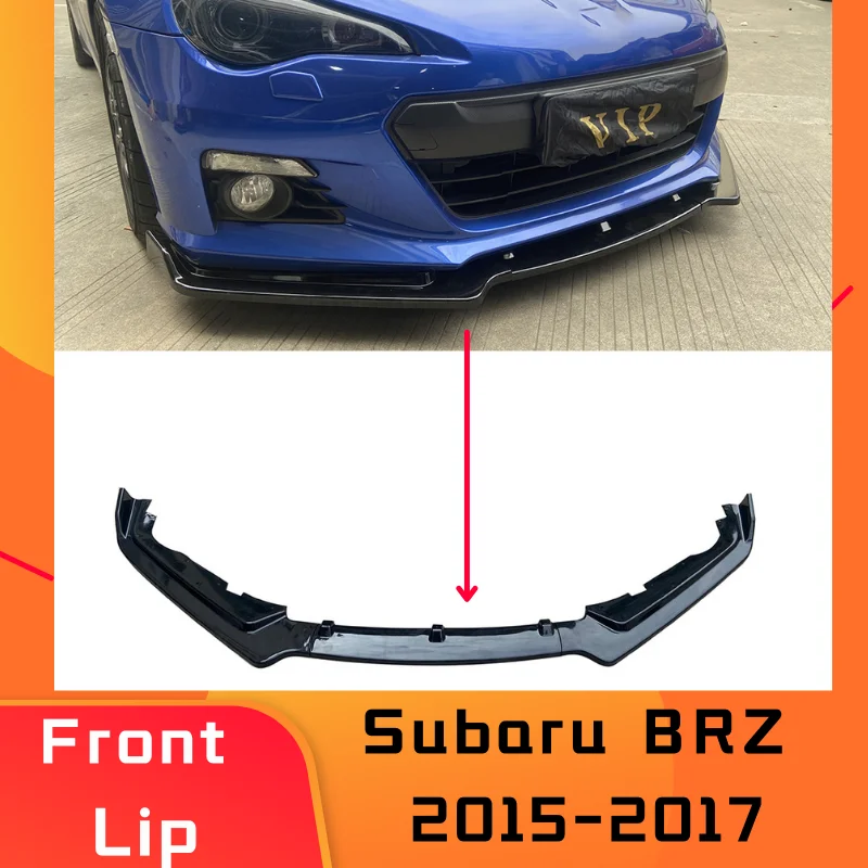 New Black Front Bumper Lip For Subaru Brz 2015 2016 2017 Lower Side ...
