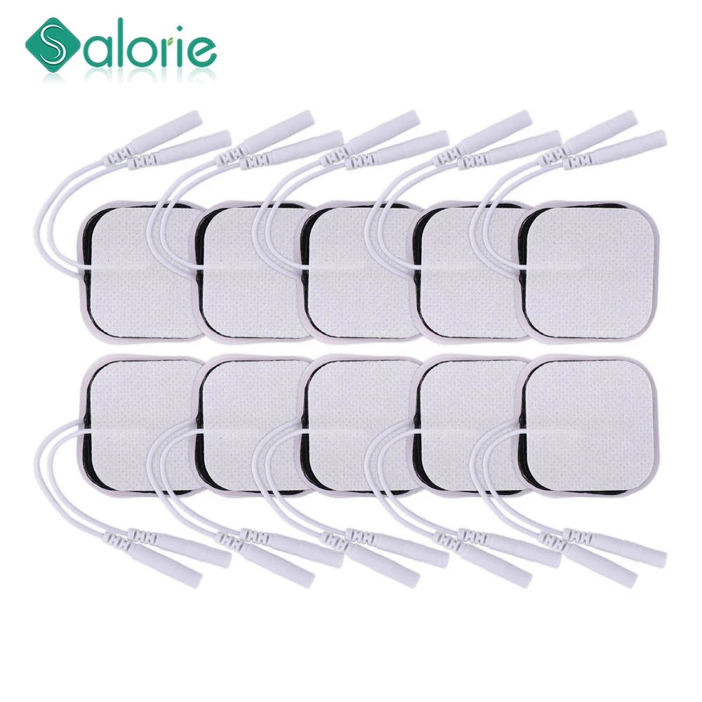 10-20pcs/lot 4*4cm Electrode Pads For Tens Acupuncture Physiotherapy ...