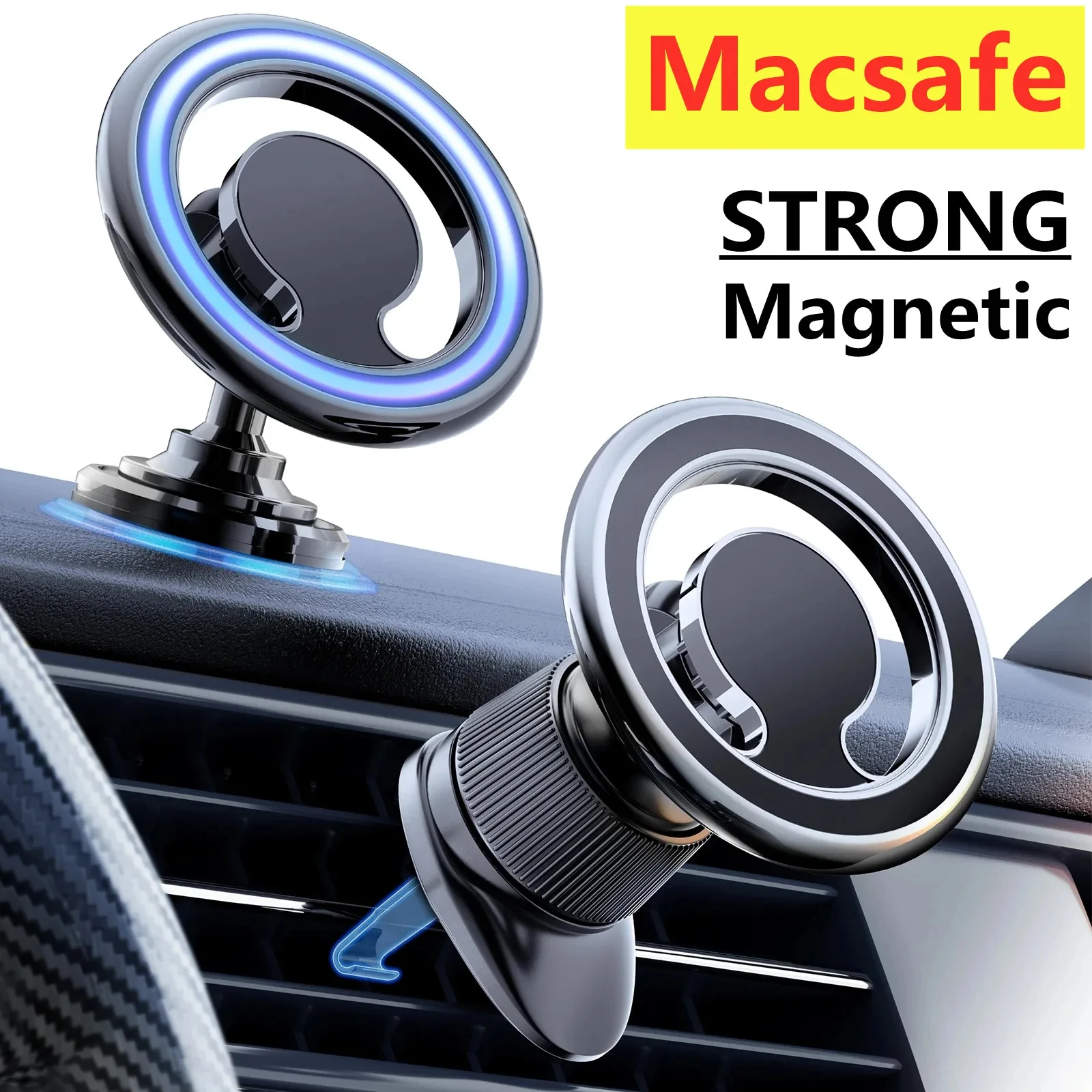 Magnetic-Car-Phone-Holder-Stand-Magnet-Car-Mount-Support-GPS-Mobile ...