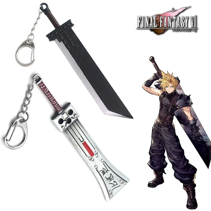 Final Fantasy 7 VII Remake Sword Keychain Cloud Strife Buster Key Chain ...