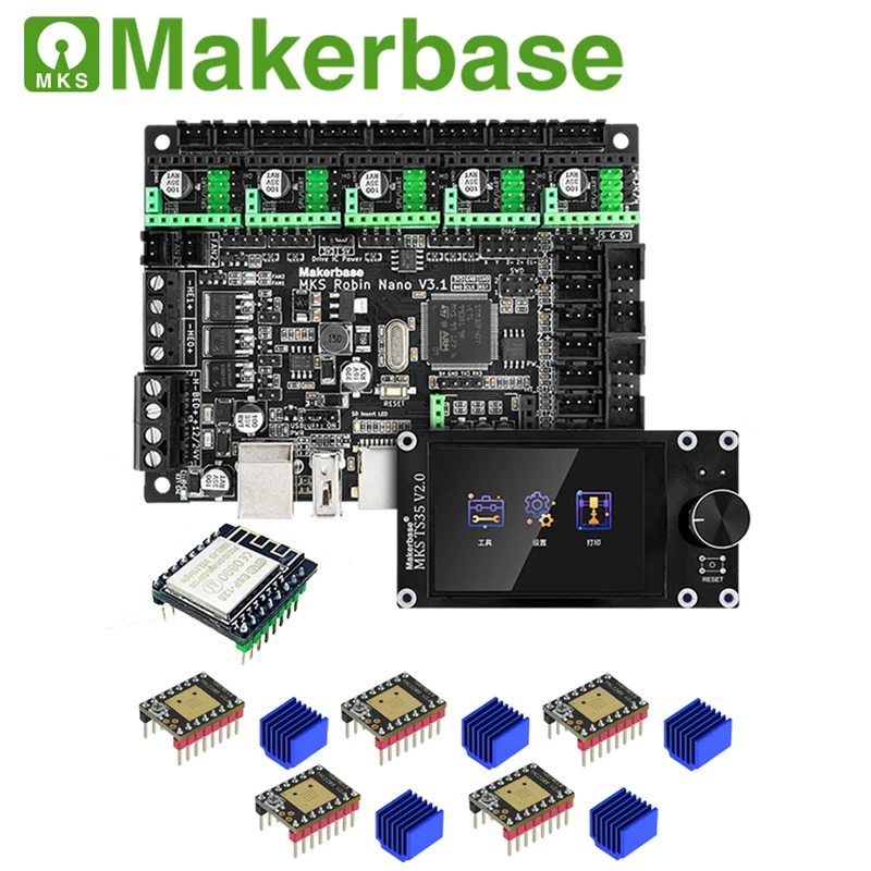 Makerbase-MKS-Robin-Nano-V3-Eagle-32Bit-Control-Board-ESP8266-Wifi ...