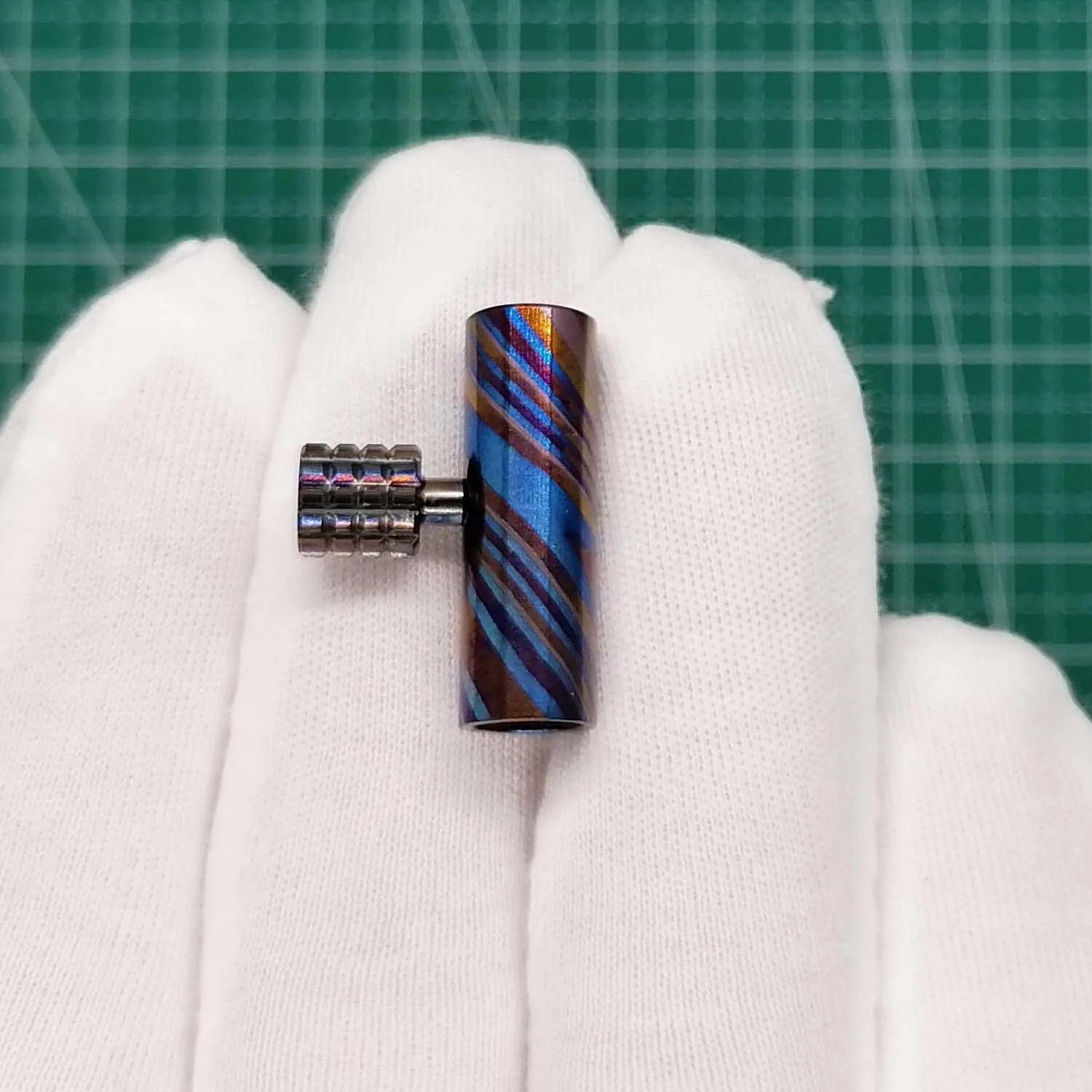 1-Piece-Custom-Made-Zirconium-Damascus-Pen-Bolt-for-FH-Fellhoelter-Pen ...
