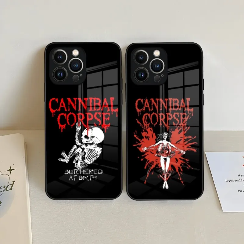 Cannibal-Corpse-Phone-Case-Tempered-Glass-For-IPhone-15-14-12-13-11-Pro ...
