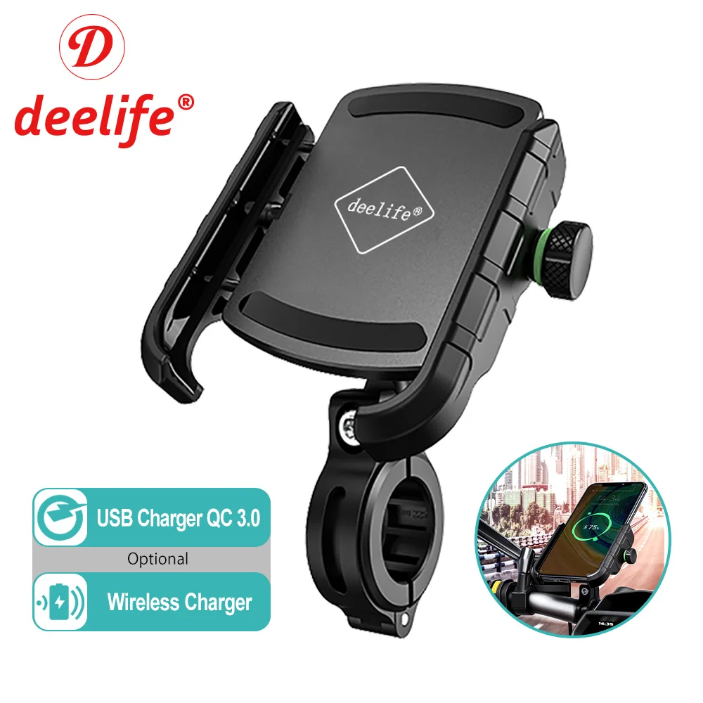 Deelife-Motorcycle-Mobile-Phone-Holder-for-Moto-Motorbike-Smartphone-Mount-Wireless-Charging ...