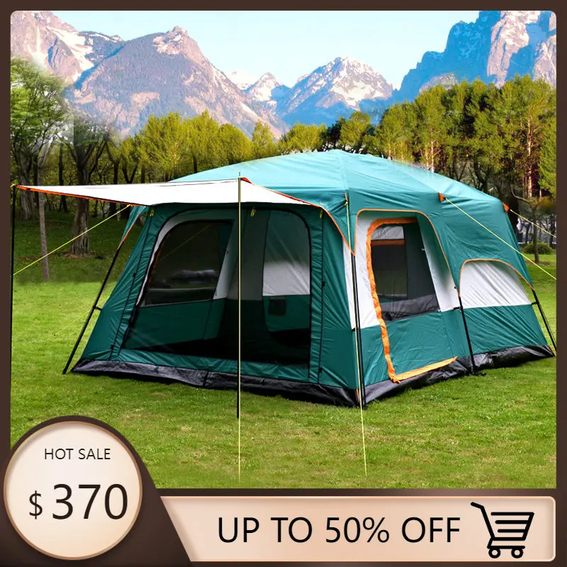 430-310-200cm-8-12-Persons-Outdoor-Big-Space-Camping-Outing-Two-Bedroom ...