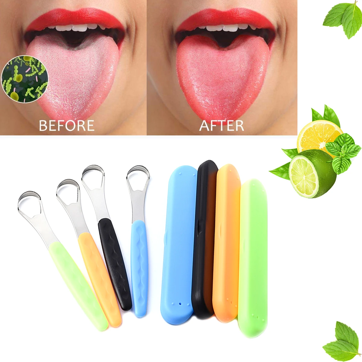 Tongue-Scraper-Cleaner-Stainless-Steel-Tounge-Scrapper-Scarper-Brush ...